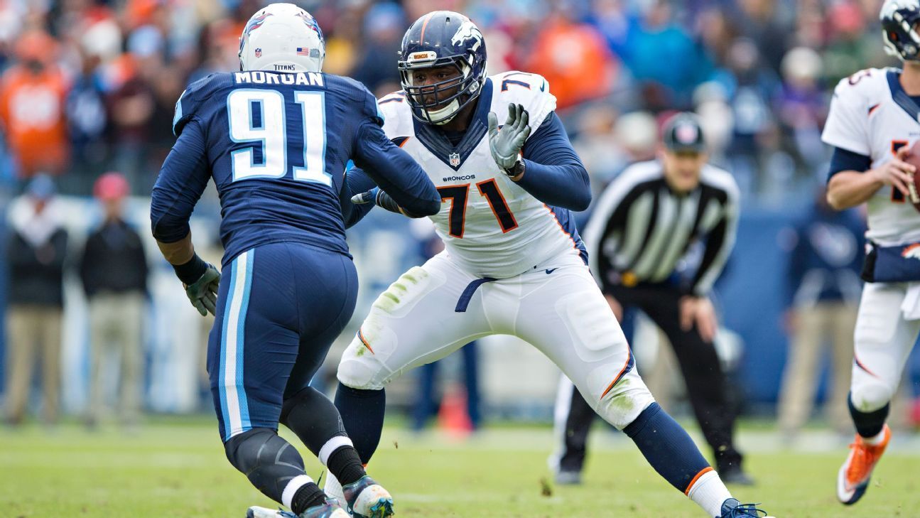 Broncos reestructuran el contrato del tackle Donald Stephenson