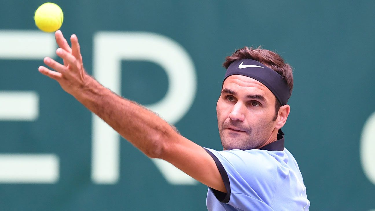 Federer, el líder en definir situaciones límite con su saque