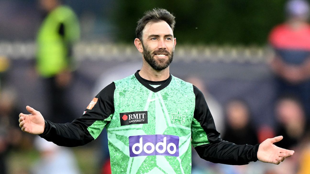 Maxwell stands down as Melbourne Stars captain - ESPN