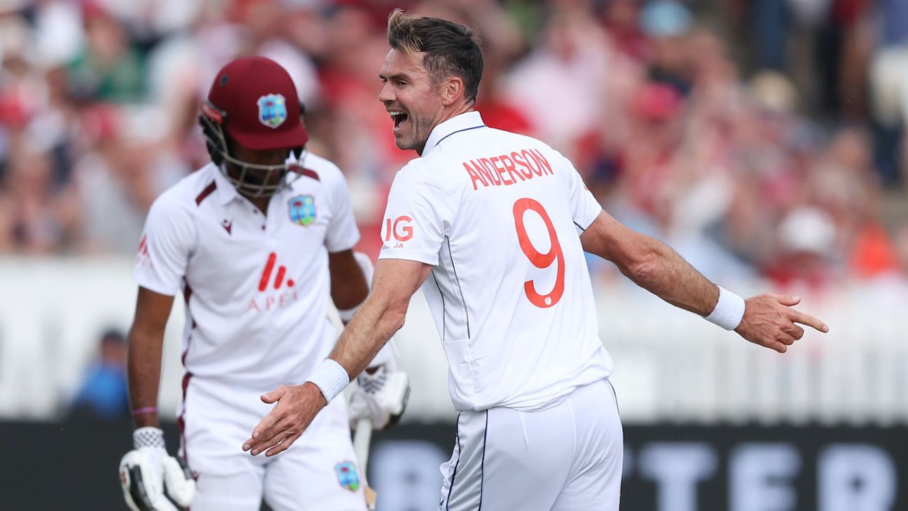 James Anderson in numbers: How England's greatest got even better - ESPN