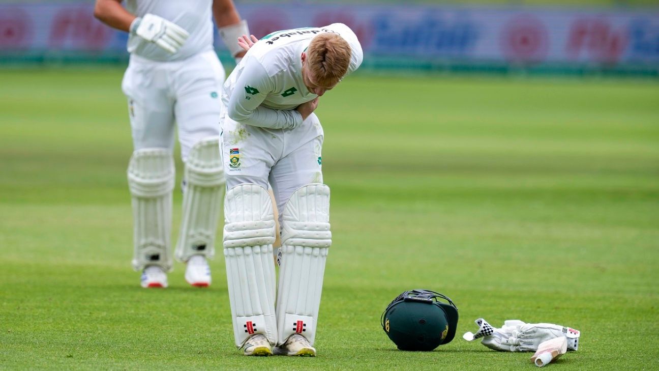 Verreynne explodes before South Africa turn on the slow burn - ESPN