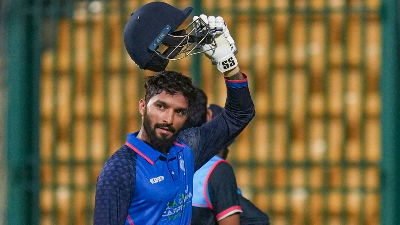 Clear-minded Patidar leads MP to SMAT final with his sixes - ESPN