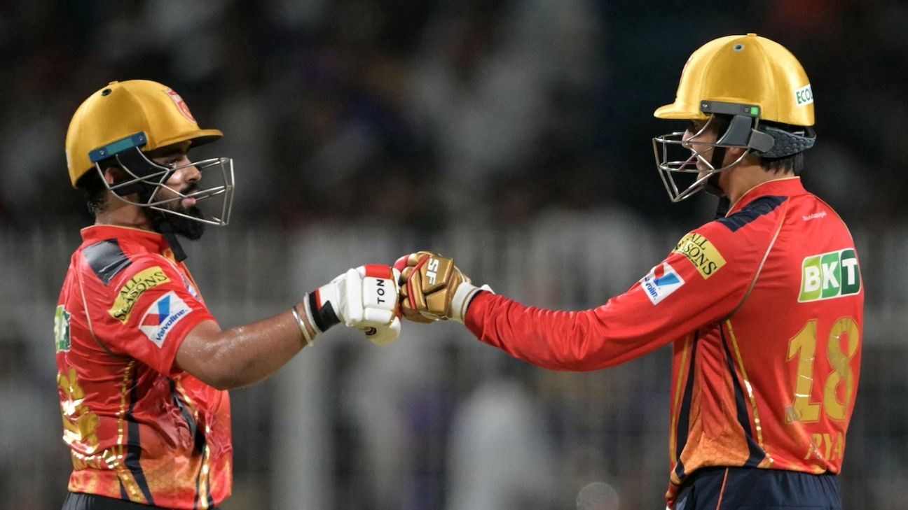 Priyansh Arya moves into top ten on IPL 2025 Orange Cap table after KKR ...