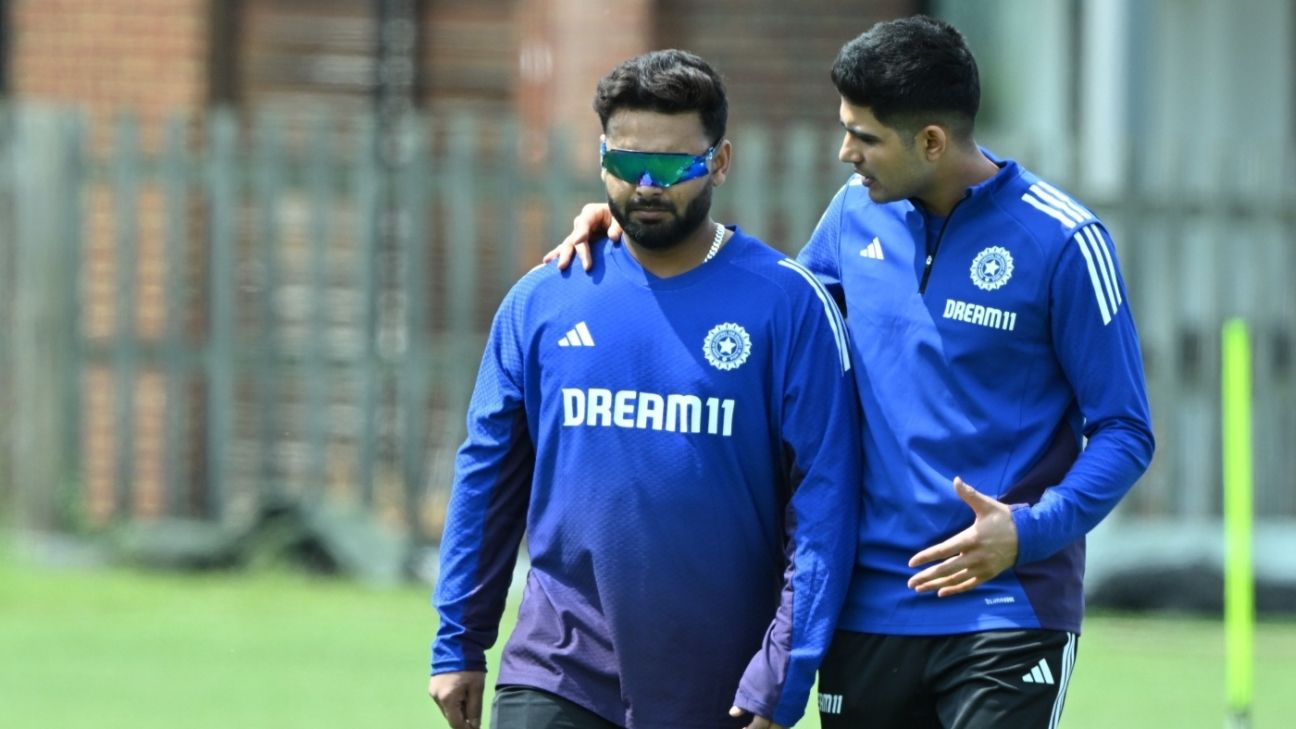 Pant says Gill will bat at No. 4, India yet to decide No. 3 option - ESPN