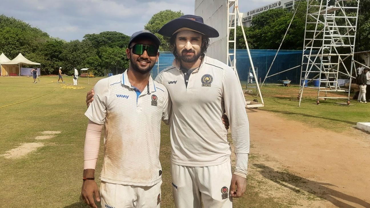 Aayush Pandey and Sanjeet Desai do their bit to put Chhattisgarh on the ...