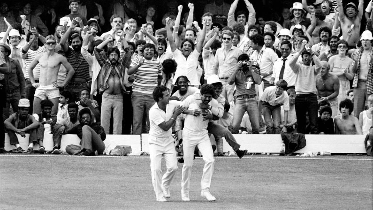 Kapil Dev gets Viv Richards at the 1983 World Cup final - ESPN