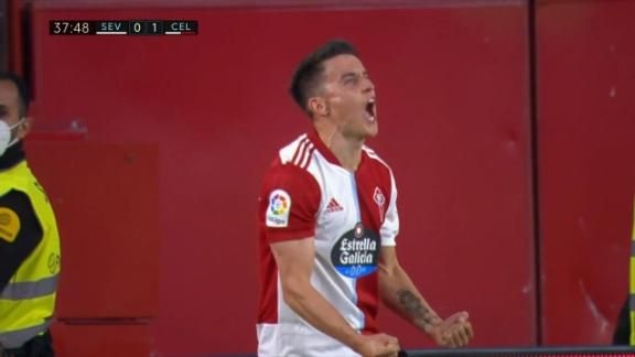 ¡Cervi se vistió de nueve y abrió el marcador para el Celta! - ESPN Video