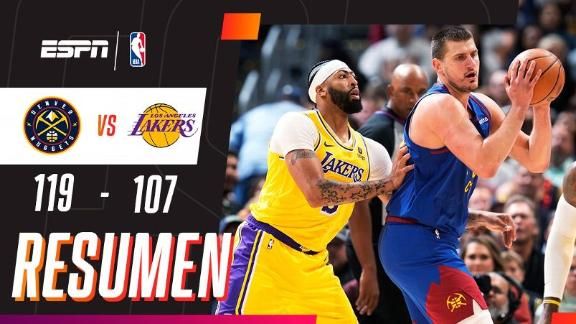 El Campeón pisó fuerte en el arranque de la NBA: 119 a 107 sobre los Lakers - ESPN Video