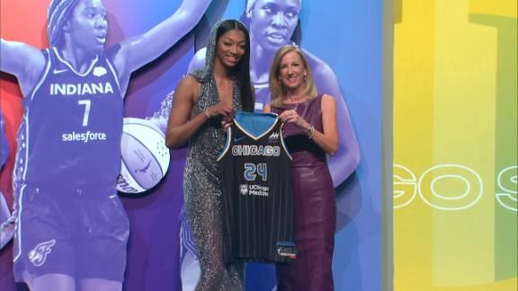 Chicago Sky elige a Angel Reese en el séptima posición - ESPN Video