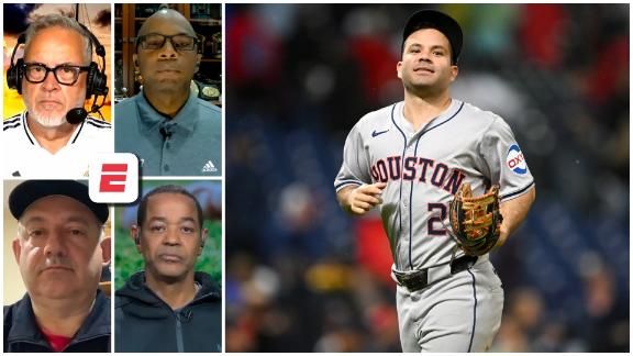 José Altuve y su nueva posición en los jardines - ESPN Video