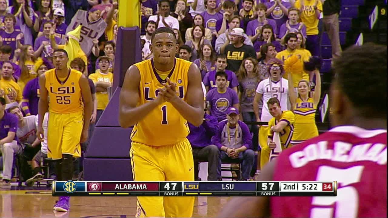 2H LSU J. Martin made Layup. Assisted by J. Patterson. - ESPN Video