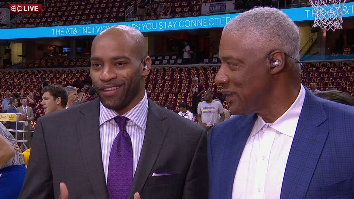 Dr. J jokes about Carter's dunk contest slam - ESPN Video