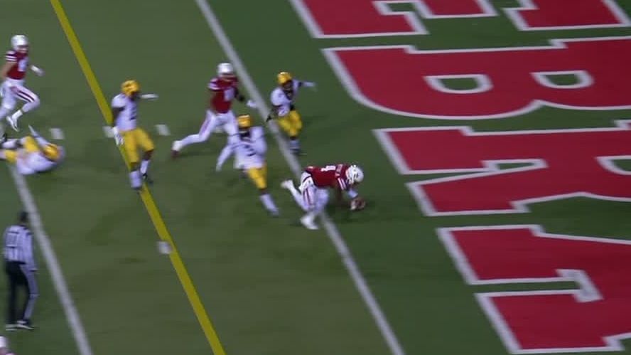 Banged-up Armstrong runs in a Nebraska touchdown - ESPN Video