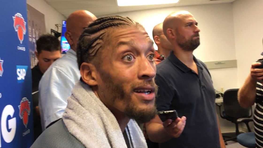 Knicks' Michael Beasley holds court - ESPN Video