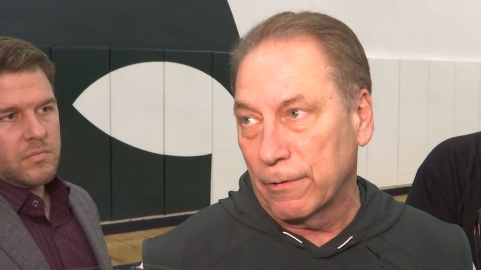Izzo says Spartans will only take 'basketball questions' - ESPN Video