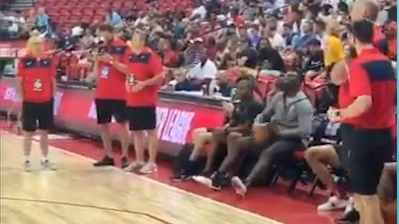 Zion sinks 3 from Pelicans' bench - ESPN Video