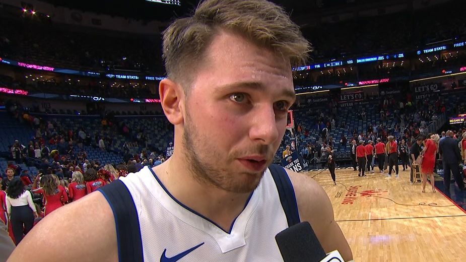 Doncic didn't know he got a triple-double - ESPN Video