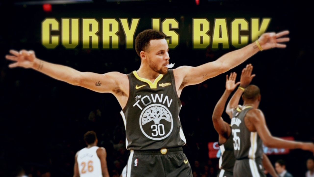 He's baaaacccckkkk! Check out the Curry highlights we've been missing ...