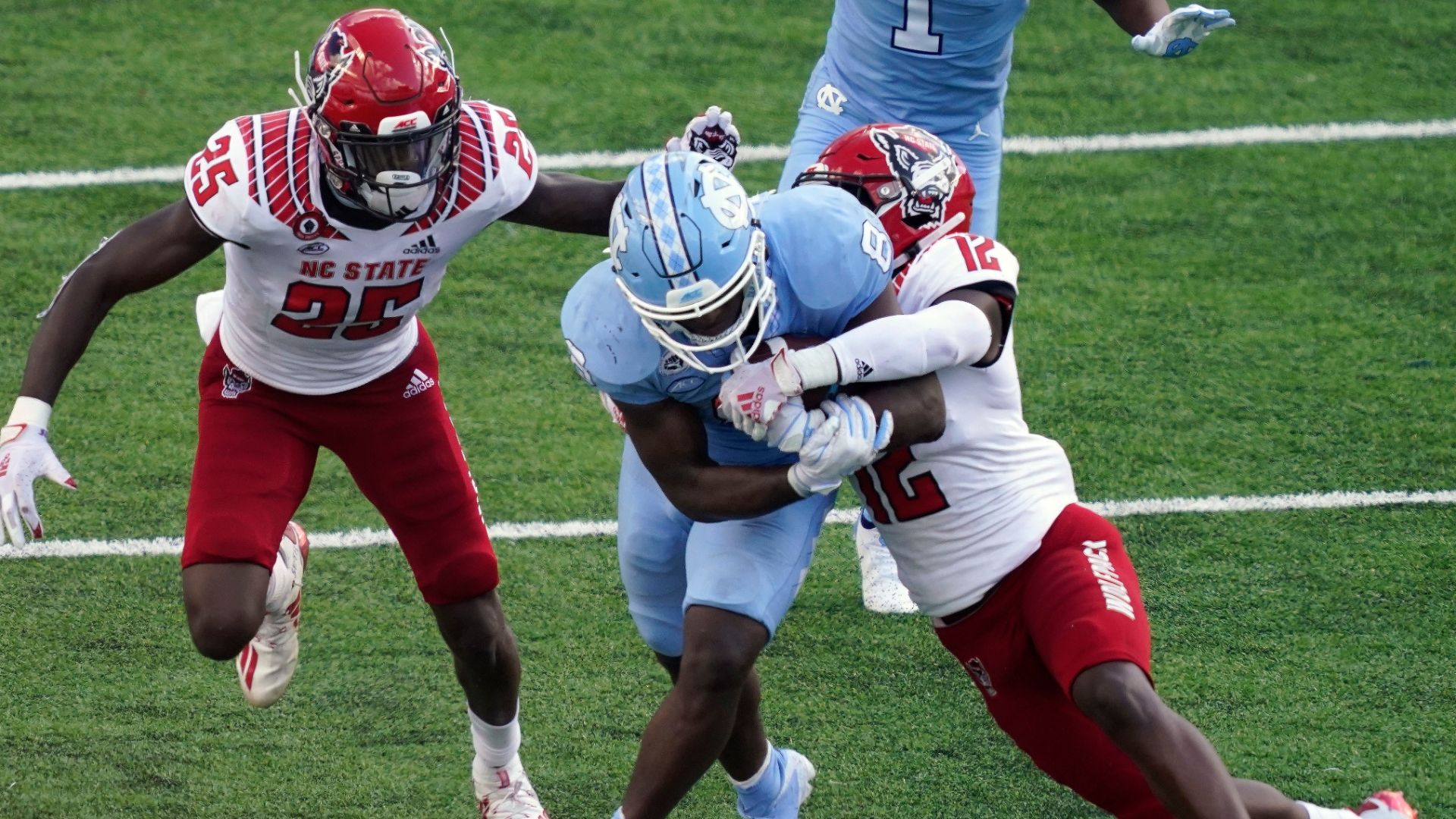 UNC tallies six TDs in decisive win over NC State - ESPN Video