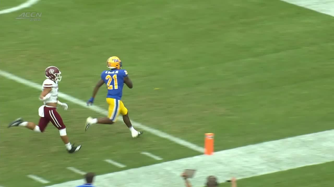 Touchdown! A.J. Davis scores vs. UMass Minutemen - ESPN Video