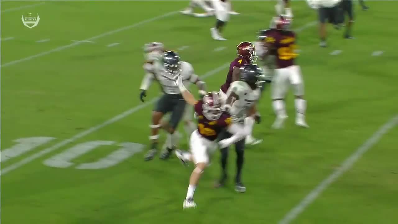 Daniyel Ngata runs for 13-yard rushing TD - ESPN Video