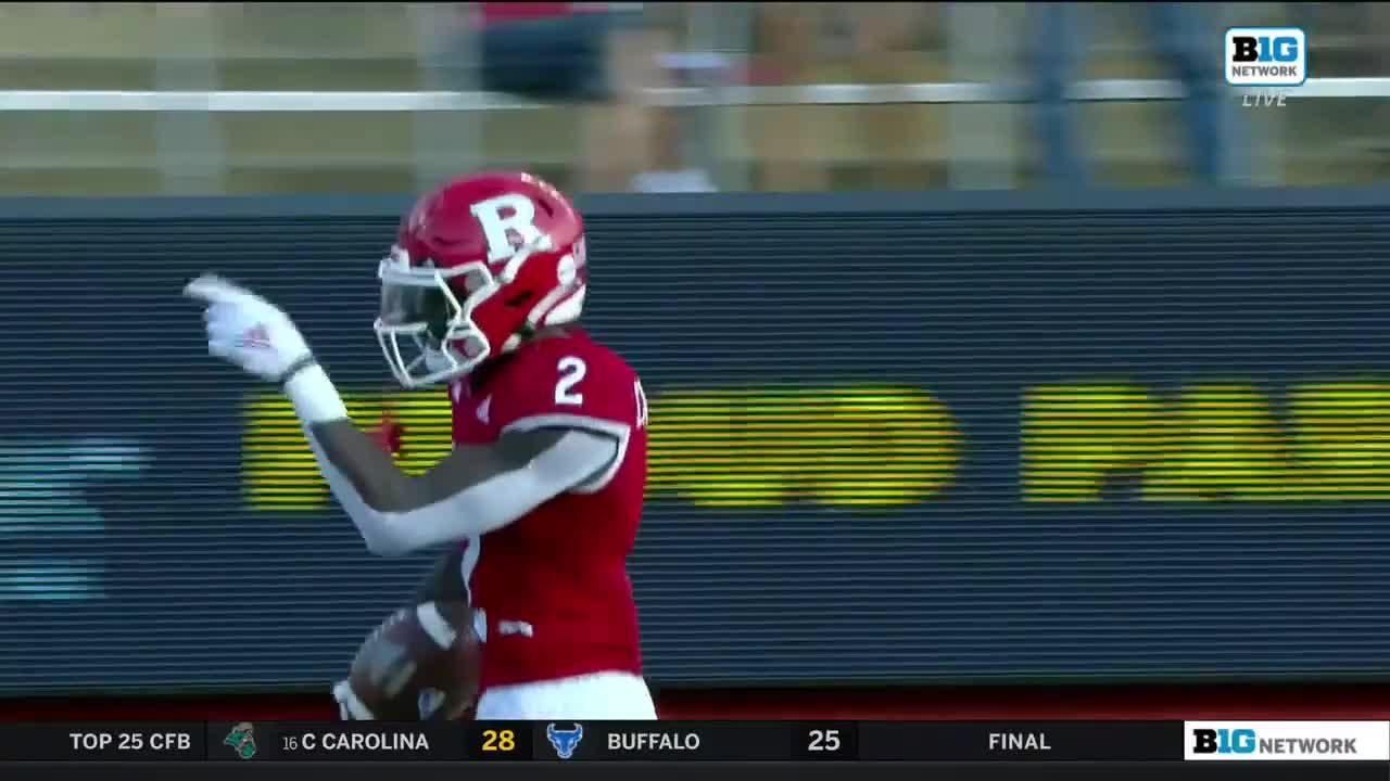Aron Cruickshank takes punt back for a Rutgers TD - ESPN Video