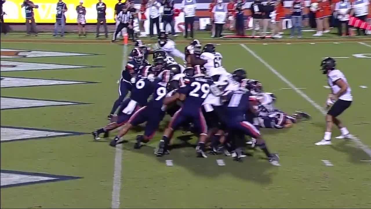 Touchdown! Justice Ellison scores vs. Virginia - ESPN Video