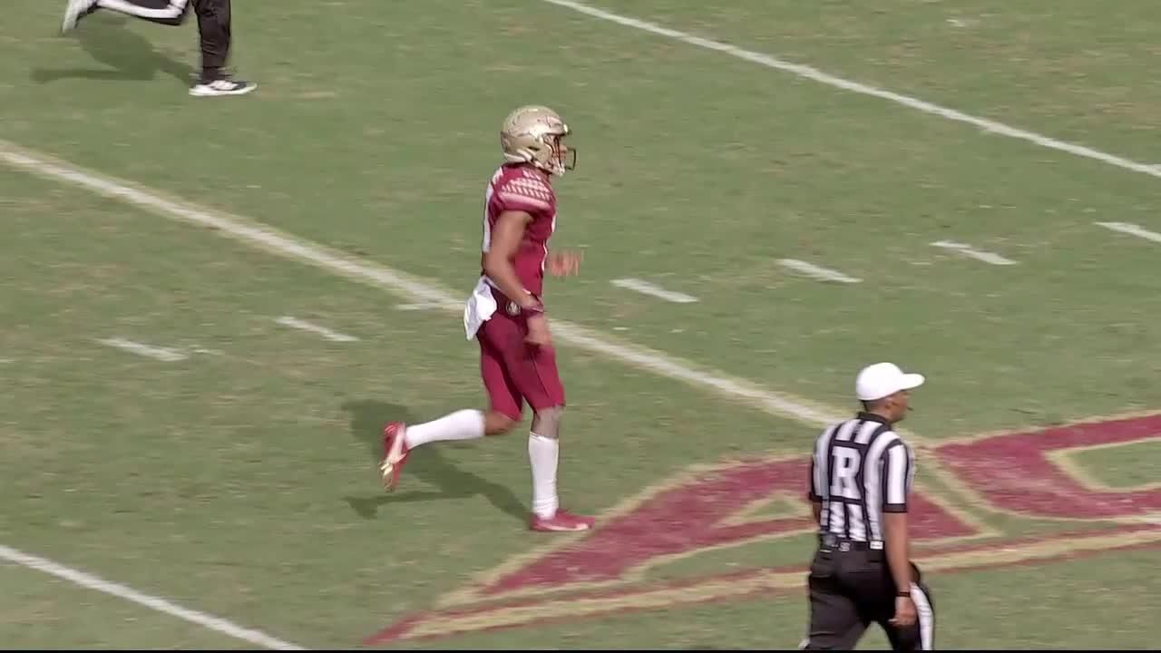 Jordan Travis throws 14-yard TD vs. Syracuse - ESPN Video