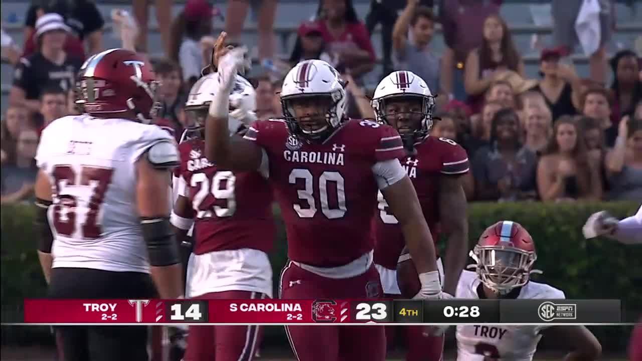 Troy Trojans vs. South Carolina Gamecocks: Full Highlights - ESPN Video