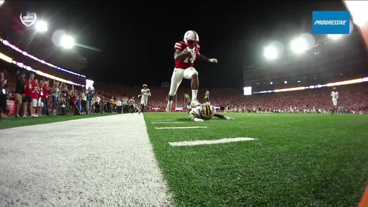 Rahmir Johnson makes the grab for 41-yard TD - ESPN Video