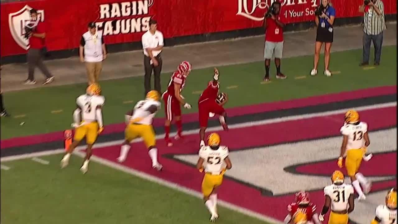 Levi Lewis scores 3-yard Rushing TD vs. Appalachian State - ESPN Video