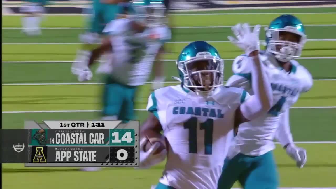 Kameron Brown makes the grab for 74-yard Receiving touchdown - ESPN Video