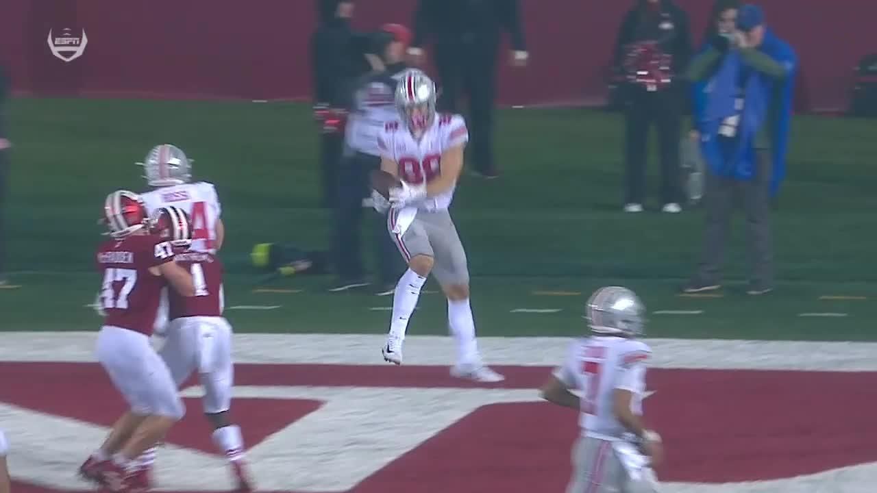 Stroud finds Ruckert for goal-line TD vs. Indiana - ESPN Video