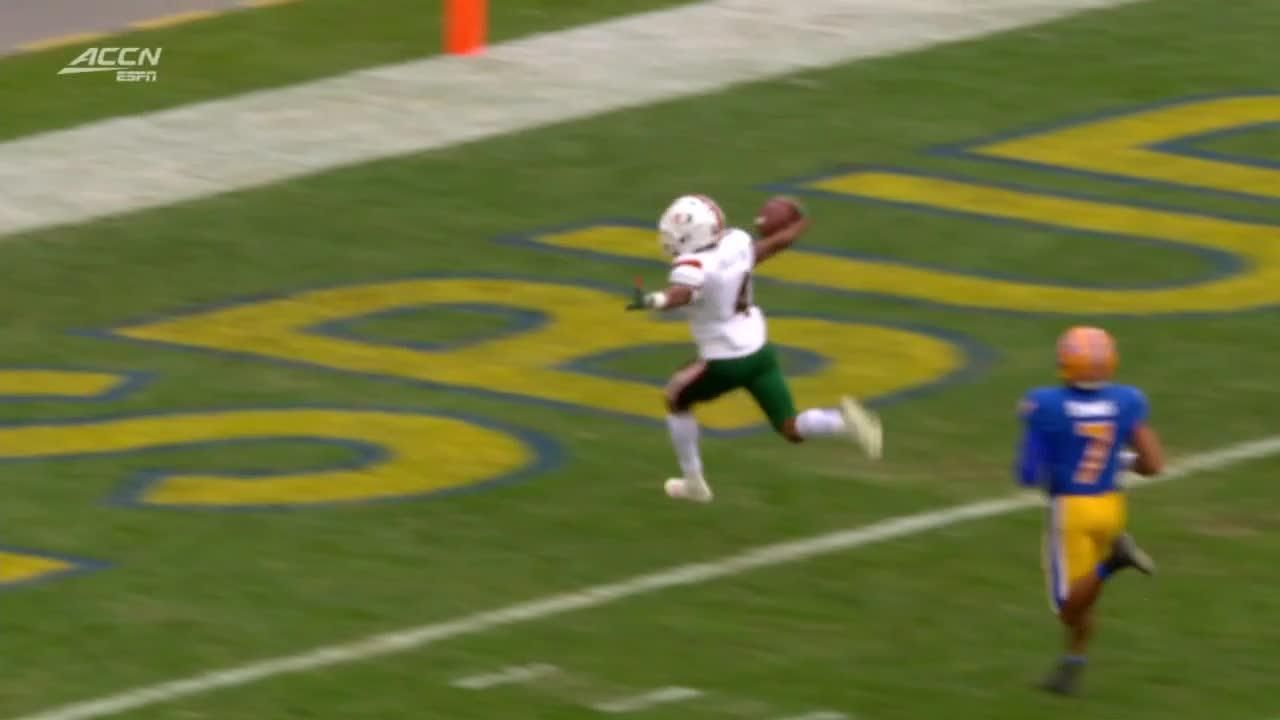 Jaylan Knighton scores 40-yard rushing TD vs. Pittsburgh - ESPN Video