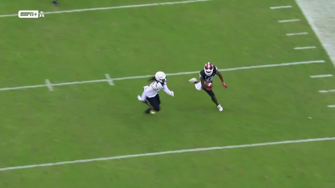 Jose Barbon makes the grab crosses the goal line for late Temple TD ...