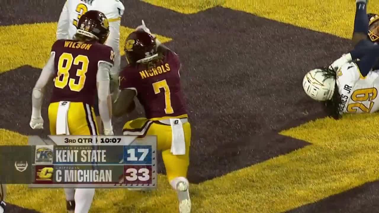 Lew Nichols runs for 1-yard rushing touchdown - ESPN Video