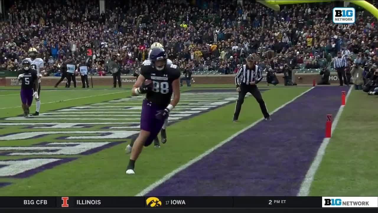 Northwestern finds pay dirt as time expires in the half - ESPN Video