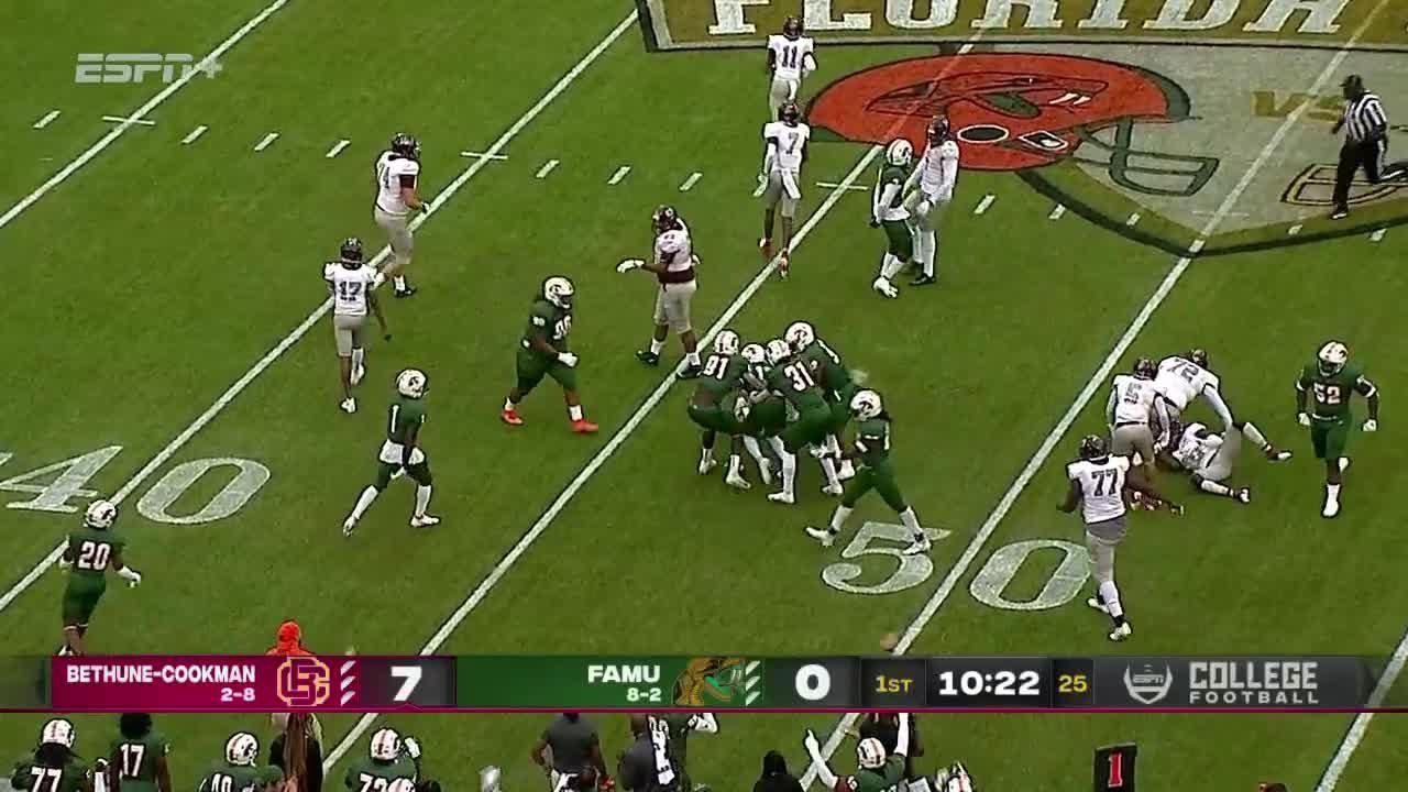 Bj Bohler gets the pick vs. Bethune-Cookman - ESPN Video