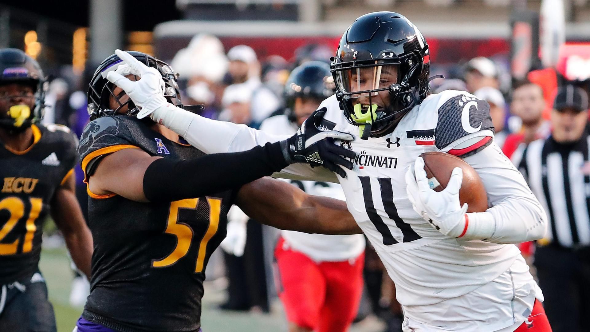 Leonard Taylor stiff-arms his way to a Cincy TD - ESPN Video