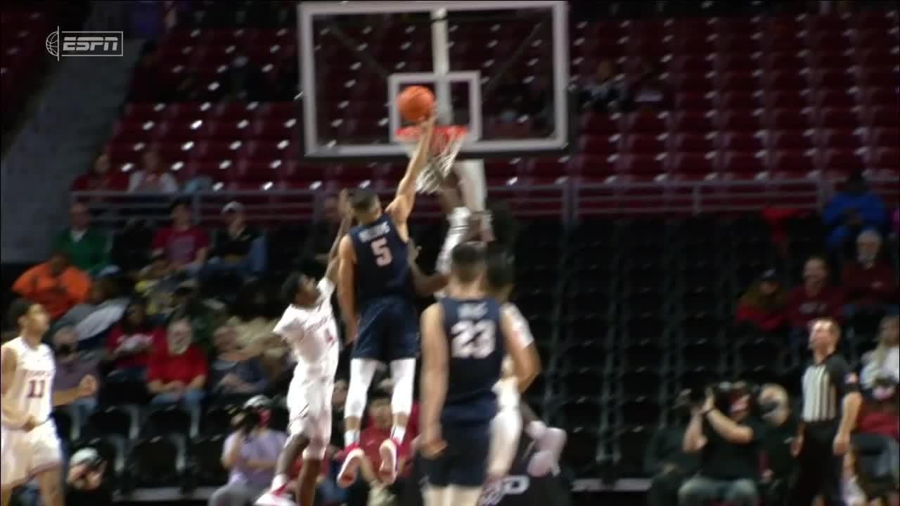 Jahlil White with the massive stuff at the rim - ESPN Video