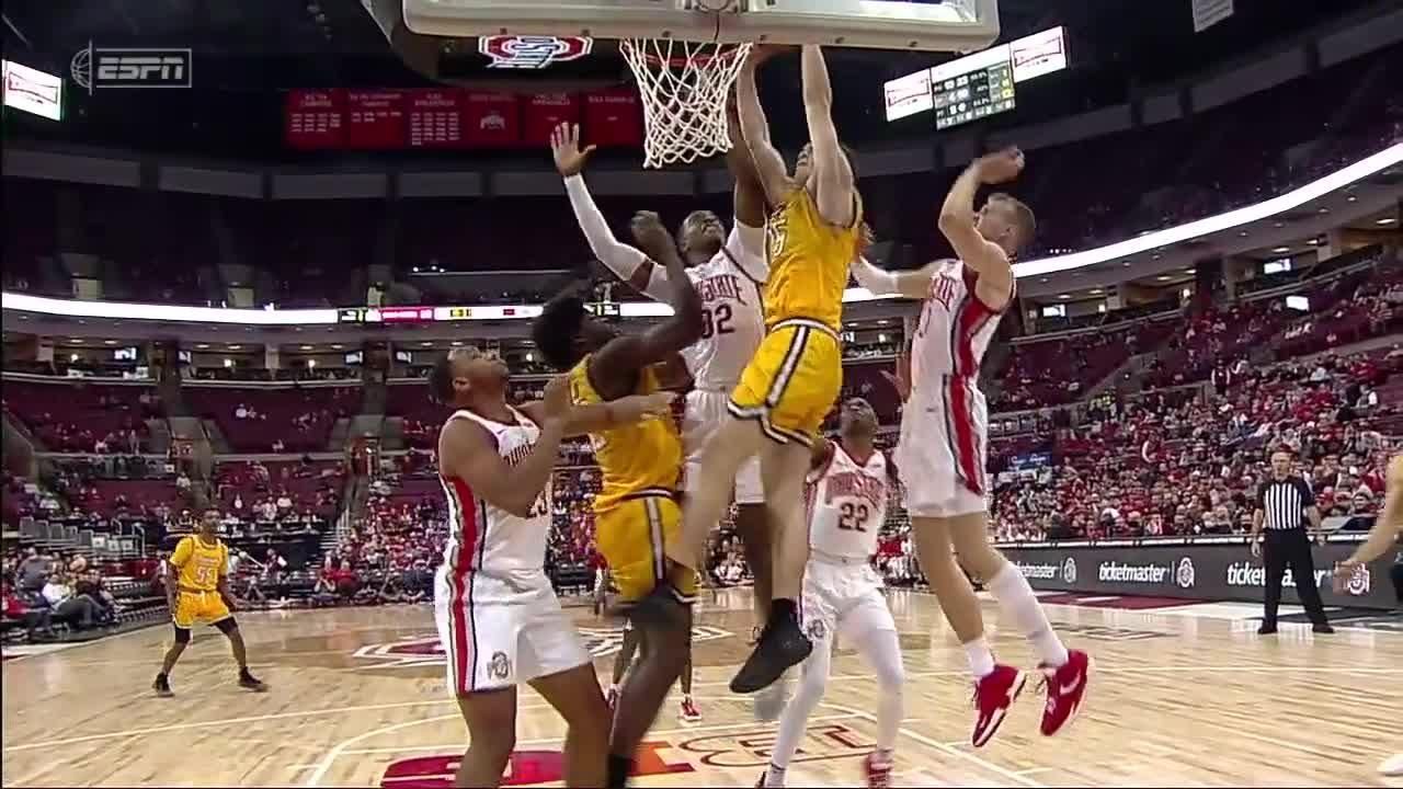 Nicolas Timberlake flies in for big Towson putback jam - ESPN Video