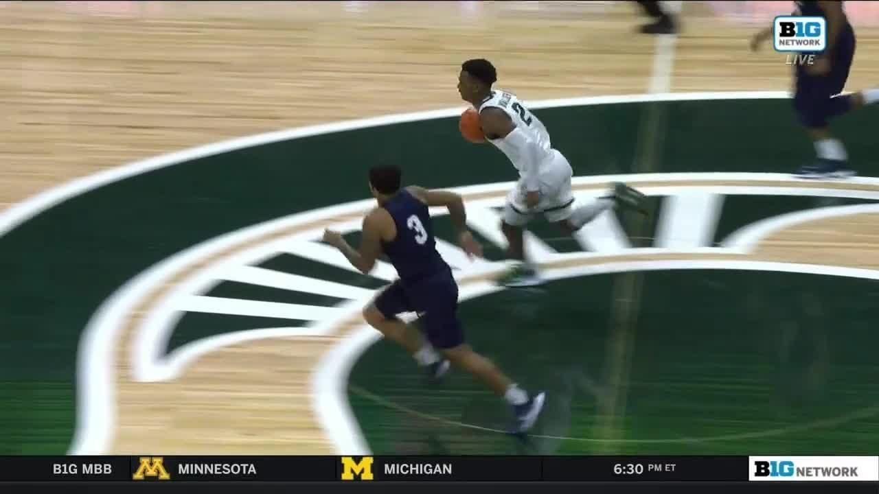 Tyson Walker with the steal and score - ESPN Video