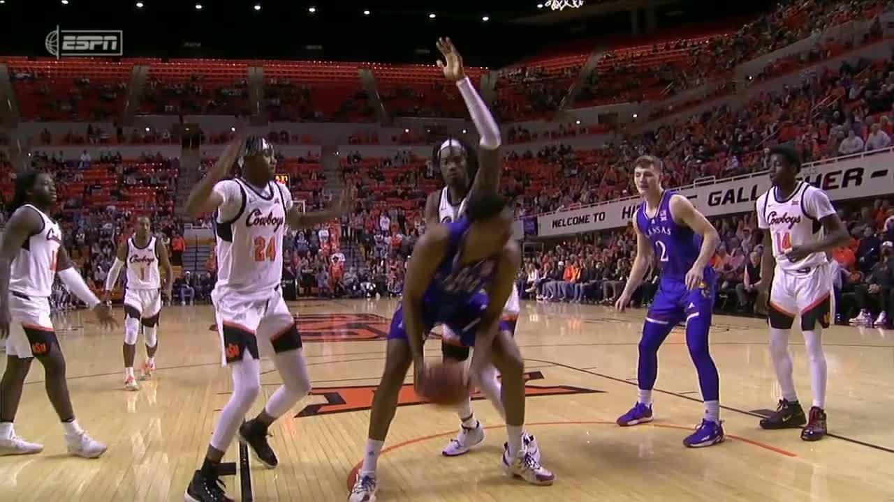 David McCormack gets offensive rebound and goes up for the and-1 bucket ...