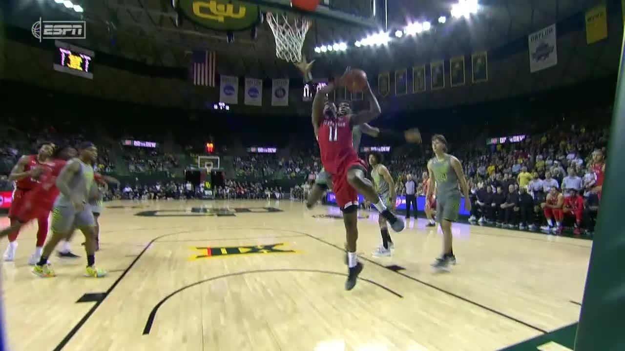 Bryson Williams gets the and-1 to fall for Texas Tech - ESPN Video