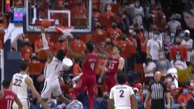 Jayden Gardner gets reverse finish for Virginia - ESPN Video