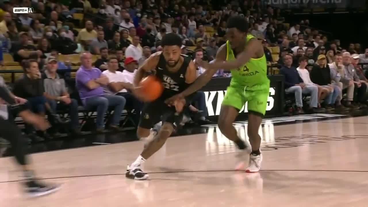 Darin Green Jr. gets the difficult and-1 to fall - ESPN Video