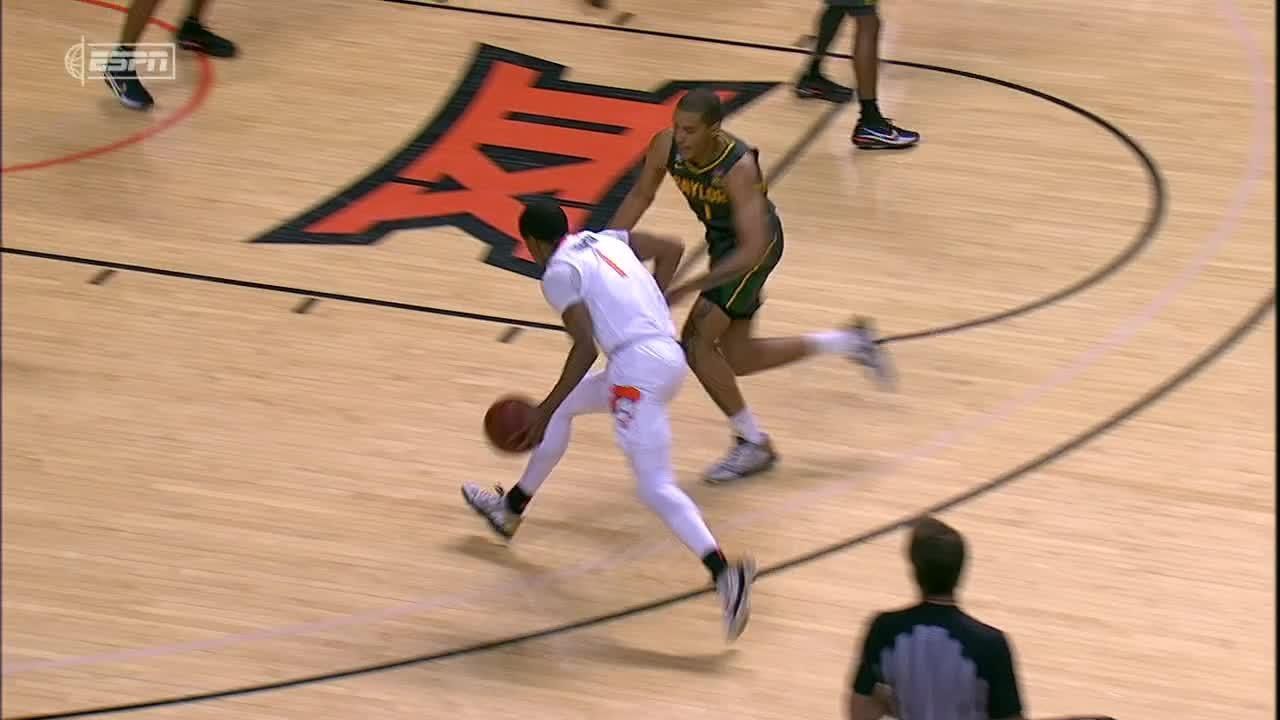 Bryce Thompson somehow gets the and-1 to fall - ESPN Video