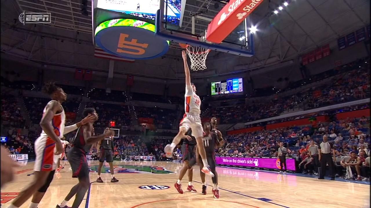Colin Castleton drives and drains the and-1 for Florida - ESPN Video