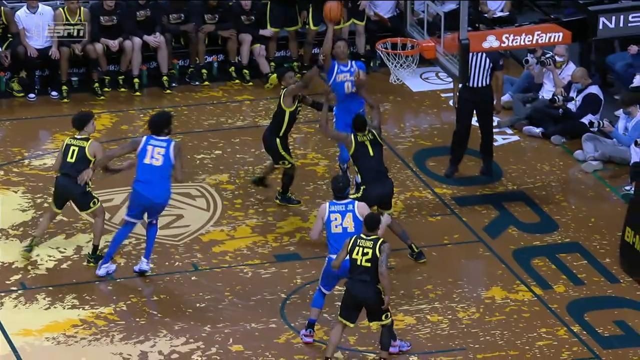 Jaylen Clark drops in floater for UCLA - ESPN Video