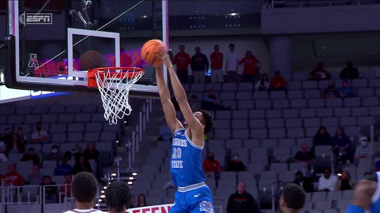 Josh Minott connects on alley-oop slam - ESPN Video